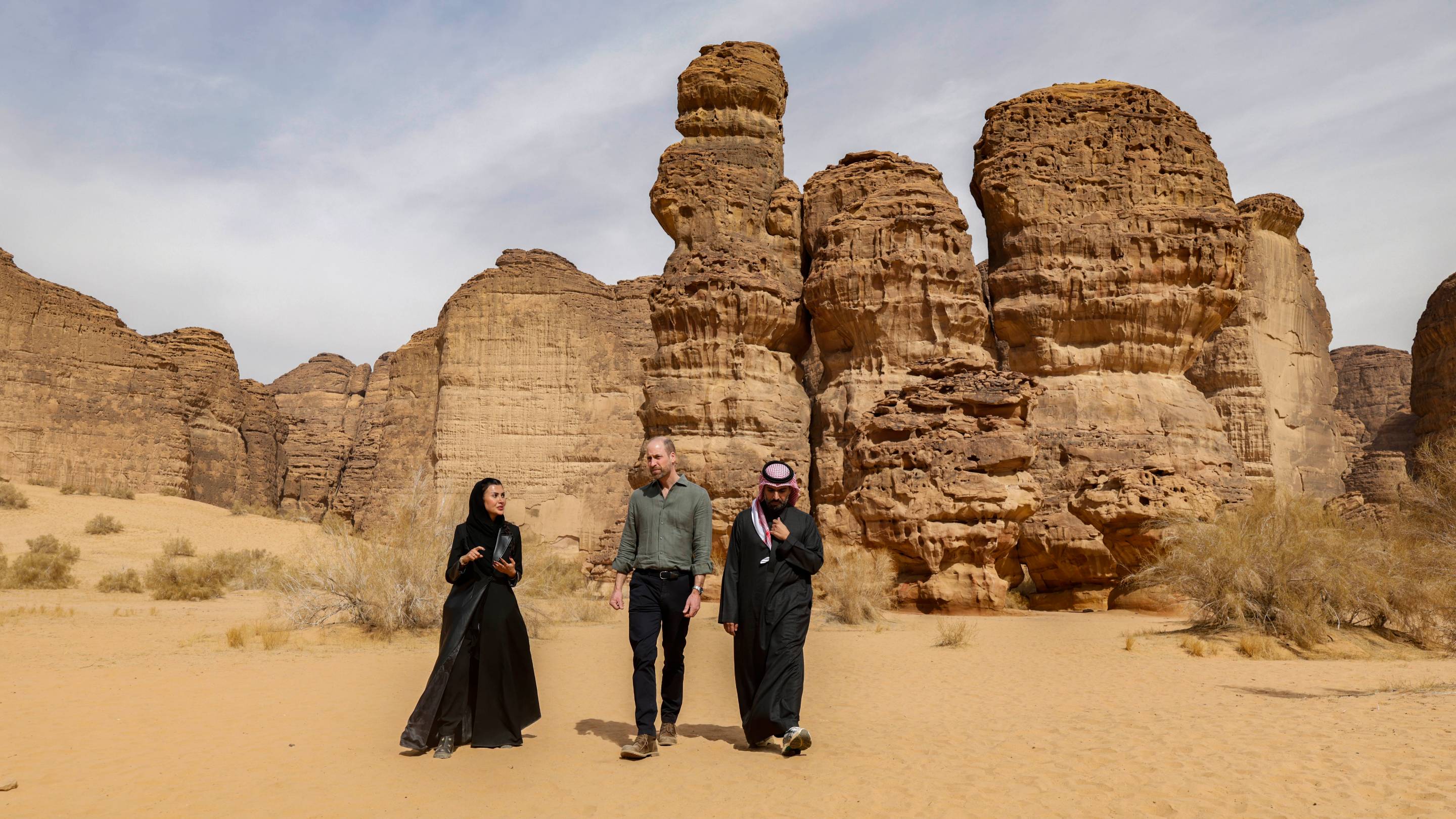 Prince William Visits AlUla | Media | Experience AlUla
